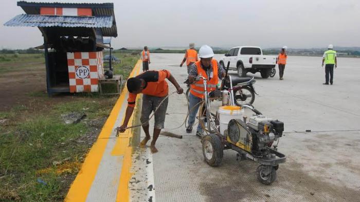 Ini Dia Progres Pembangunan Proyek Apron Bandara A Yani Semarang ...