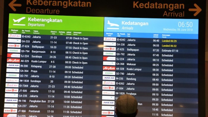 Ini Foto-foto Pengoperasian Perdana Terminal Baru Bandara Internasional ...