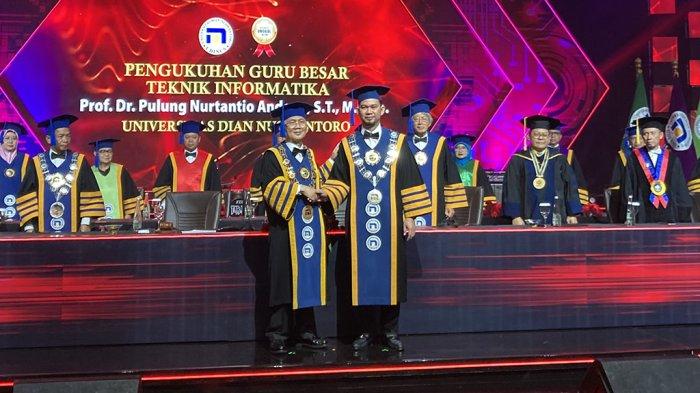 Rektor Udinus Kukuhkan Anaknya Sebagai Guru Besar Teknik Informatika, Guru Besar Termuda di ...