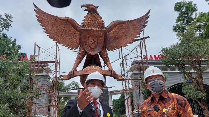 Ada Patung Garuda Besar di Monumen Konservasi Pancasila Unnes, Begini ...