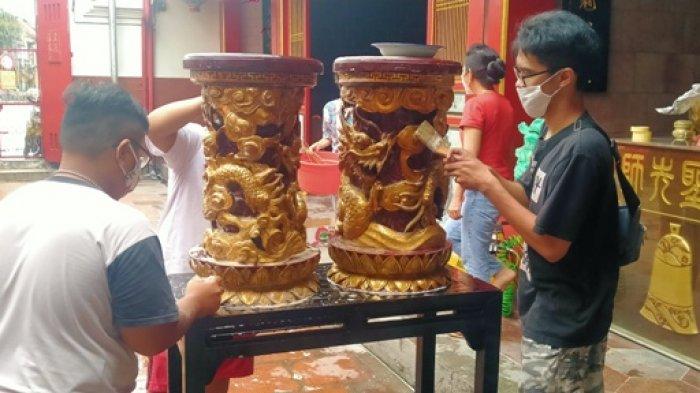 Persiapan Jelang Perayaan Imlek di Klenteng Tay Kak Sie Semarang: Utamakan Kaum Muda ...