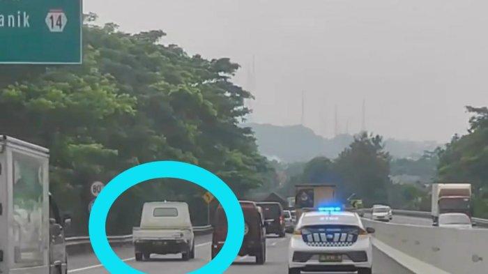 Aksi Mobil Polisi PJR Kejar Pikap di Tol Semarang, Mengemudi Zig-zag Seperti di GTA, Pengemudi ...