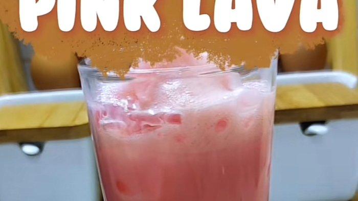 Resep Pink Lava dengan Bahan Sederhana di Rumah - Tribunjateng.com
