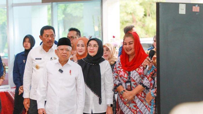 Pj Gubernur Jateng Bareng Wapres Amin Kunjungi RS Wongsonegoro: Pelayanan Modern - Tribunjateng.com