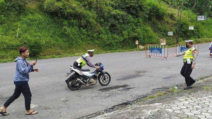 Polisi Karanganyar Tuntun Motor Berknalpot Brong di Tawangamangu - Tribunjateng.com