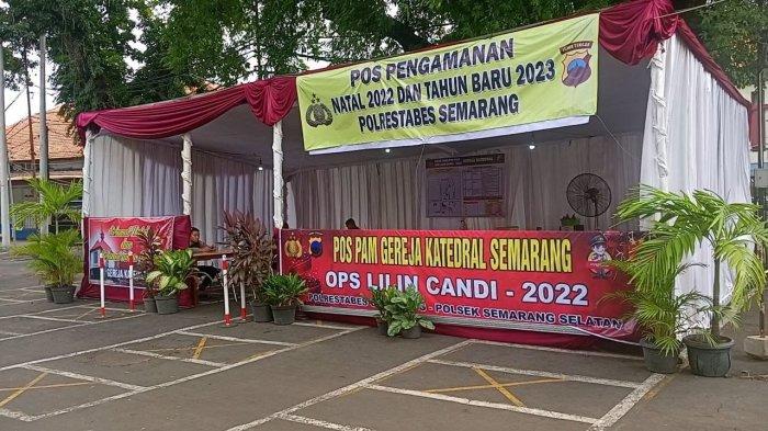 Begini Cara Polsek di Semarang Amankan Natal dan Tahun Baru, Mendirikan ...