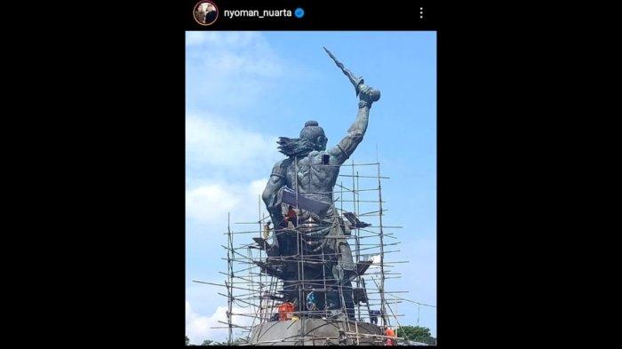 3 Fakta Unik Patung Raksasa Patih Gajah Mada di Akpol Semarang, Dibawa ...