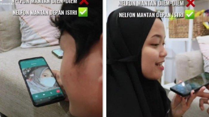 Netizen Heboh Istri Telepon Mantan Pacar Suami: Makasi Udah Jagain ...