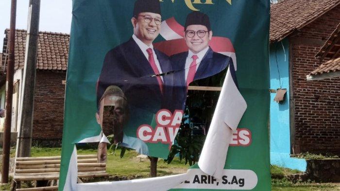 Baliho PKB Gambar Anies, Cak Imin dan Muzayinul Arif di Kabupaten Semarang Diduga Dirusak Orang ...