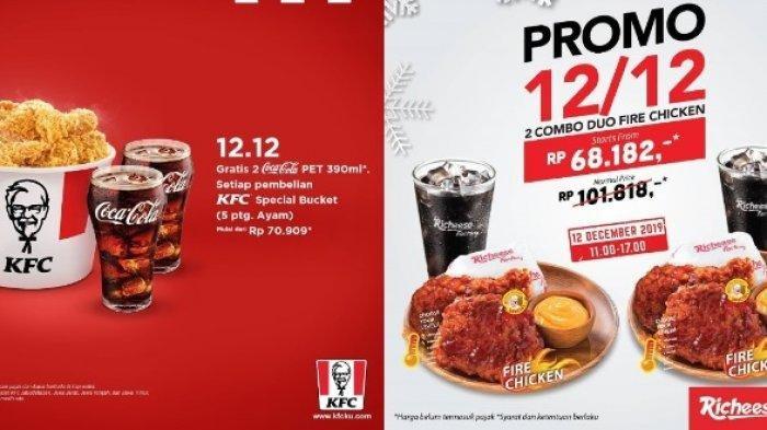 Ini Dia 5 Tempat Makan Cepat Saji Ini Bagi-bagi Promo 12.12, Ada KFC ...
