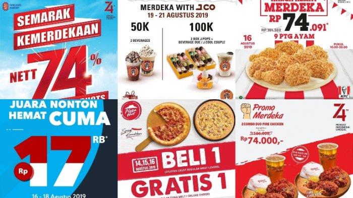 Daftar Promo Hari Kemerdekaan HUT ke-74 RI: McD, KFC, Pizza Hut ...