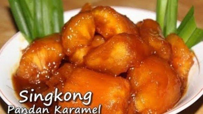Resep Singkong Pandan Karamel Cocok Jadi Camilan Santai - Tribunjateng.com