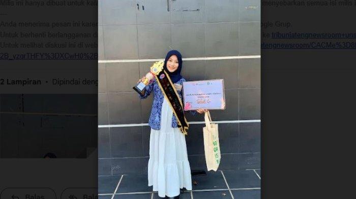 Sosok Risma Anggira, Duta Pepelingasih Terbaik IV Jateng 2023 ...