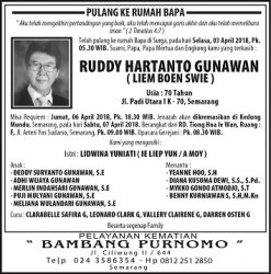 Berita Duka, Ruddy Hartanto Gunawan (Liem Boen Swie) Meninggal Dunia ...