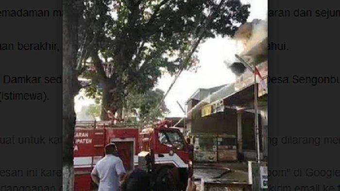 BREAKING NEWS : Minimarket di Mayong Jepara Terbakar - Tribunjateng.com