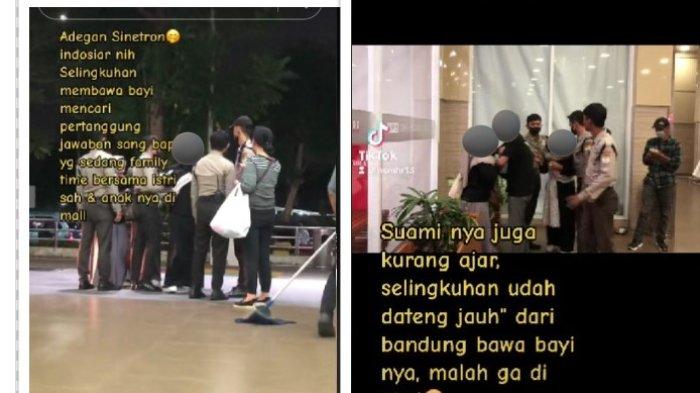 Sedang Bersama Anak dan Istri Sah di Mall, Seorang Suami Dilabrak Selingkuhan Sambil Bawa Bayi ...