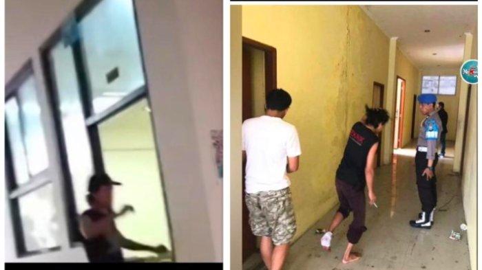 Senior Kampus di Makassar Sok Jago Tendang Pintu di Depan Junior, Kaki ...