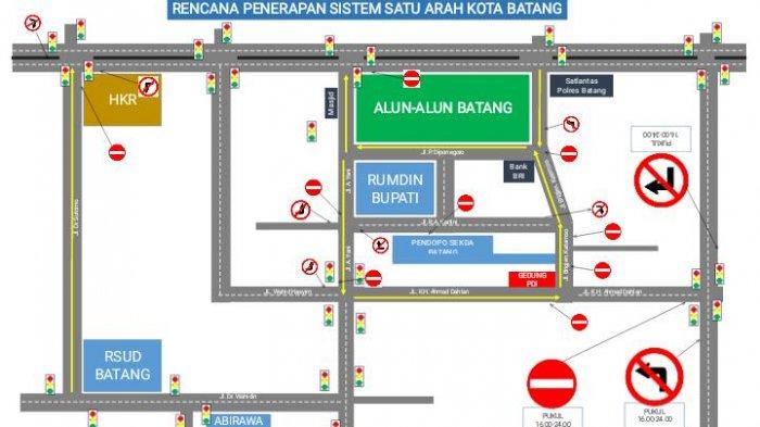 Besok, Beberapa Ruas Jalan di Batang Kota Uji Coba Sistem Satu Arah ...