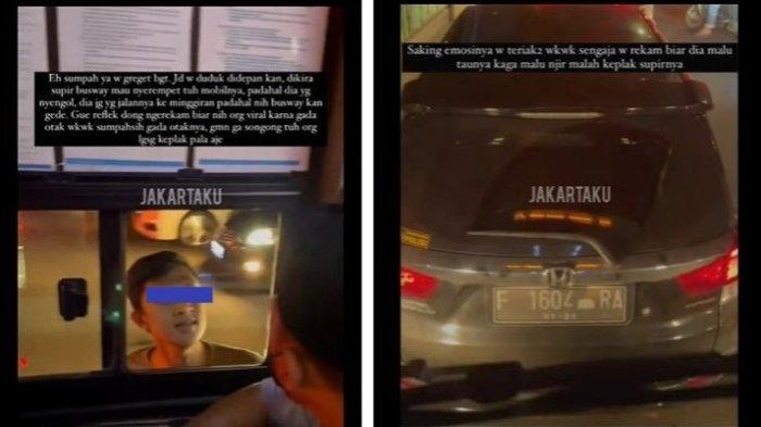 Viral Pemuda Pengendara Mobil Keplak Bapak-bapak Sopir Busway, Tuduh Busway Senggol Mobilnya ...