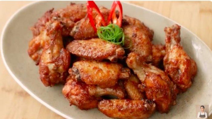 Resep Sayap Ayam Goreng Bumbu Pedas - Tribunjateng.com