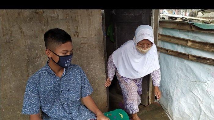 Kisah Pilu Supi dan Yanuar Ibu Anak Tinggal di Gubuk Reot di Semarang, Andalkan Bantuan Tetangga ...