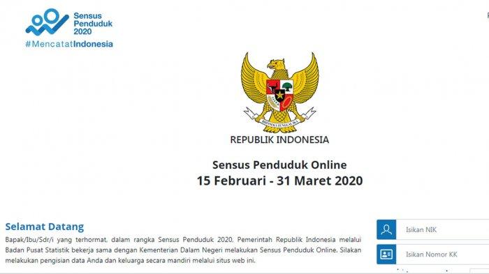 Cara Login dan Isi Sensus Penduduk Online 2020 di sensus.bps.go.id ...