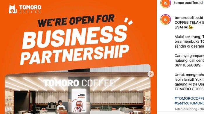 Segini Harga Franchise Tomoro Coffe, Kopi Kekinian yang Viral, Berikut Syarat Jadi Mitra ...