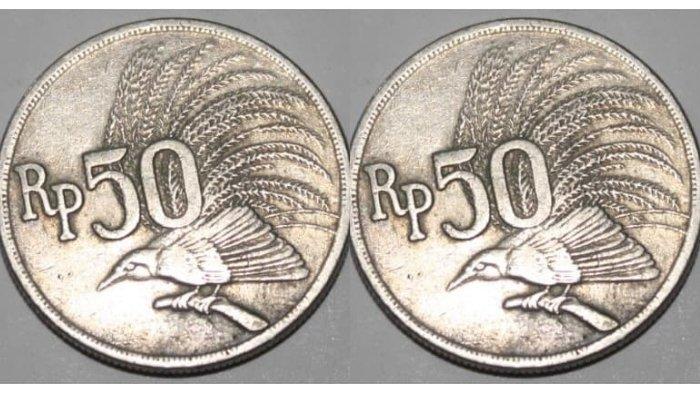 Punya Uang Koin Rp 50 Bergambar Burung Cendrawasih? Kini Dijual dengan ...