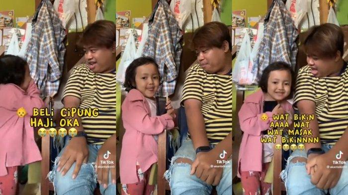 Viral Cipung Haji Oka, Trending Twitter Bocil Lotek Jajan di Warung - Tribunjateng.com