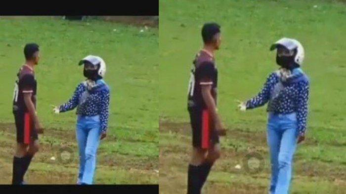 Inilah Sosok Istri di Cilacap Viral Jemput Suami Saat Bermain Sepakbola ...