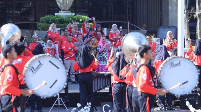 Marching Band Gita Bahana Smepsa SMPN 1 Tampil di Istana Negara, Dilepas Langsung Mbak Ita ...