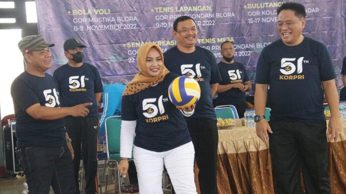 Berbagai Lomba Meriahkan HUT ke-51 Korpri di Blora - Tribunjateng.com