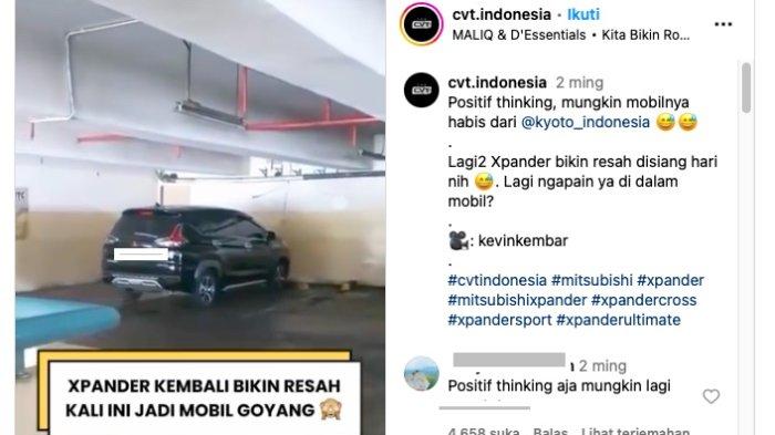 Viral Mobil Xpander Plat H Bergoyang di Parkiran Basement Siang Bolong, Sedang Ngapain ...