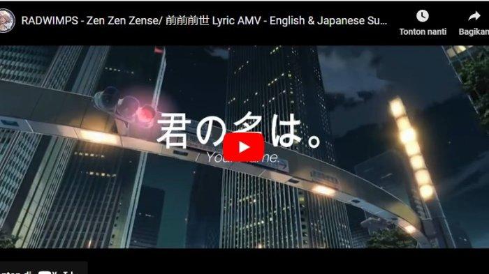 Chord Kunci Gitar Zen Zen Zense RADWIMPS, OST Kimi No Nawa ...