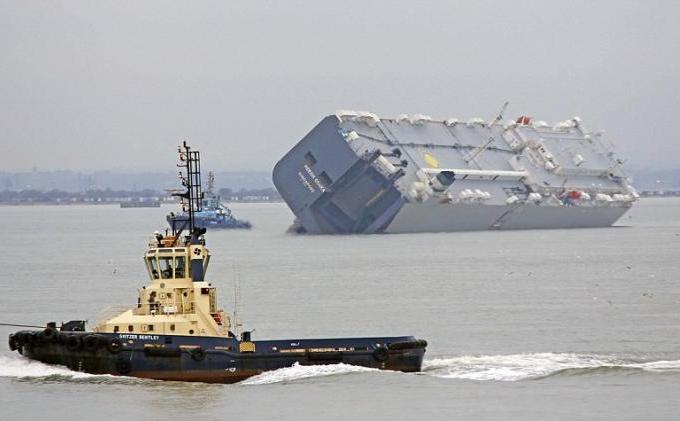 Kapal Kargo Angkut Ribuan Mobil Mewah Tenggelam, Ini Foto-fotonya - Tribunjateng.com