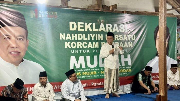 Nahdliyin Bersatu Korcam Pandaan Dukung Paslon Gus Mujib Ning Wardah di Pilkada Pasuruan ...