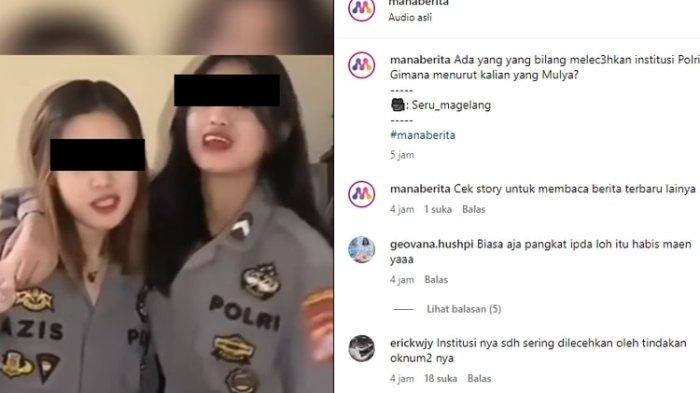 Viral Video Dua Wanita Berseragam Polisi Celana Pendek Joget 'Ajojing ...