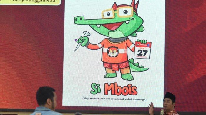 Buaya "Si Mbois" Terpilih jadi Maskot Pilkada Surabaya 2024 ...