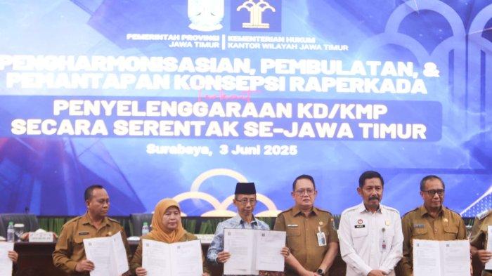 3.011 Koperasi Desa Merah Putih Jatim Sah Terima SK Badan Hukum, Terbanyak di Indonesia ...