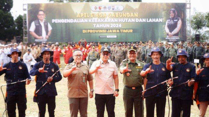 Pengendalian Kebakaran Hutan dan Lahan di Jawa Timur, Pemprov Ajak Semua Pihak Waspada ...