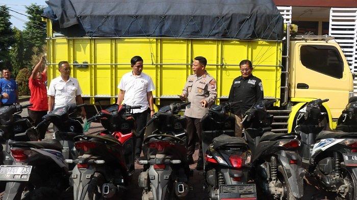 14 Motor Bodong dari Jakarta dan Pasuruan Diangkut Pakai Truk ...