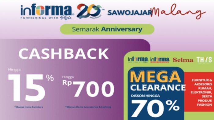 Nikmati Diskon Furniture Terbesar di Mega Clearance Sale Informa ...
