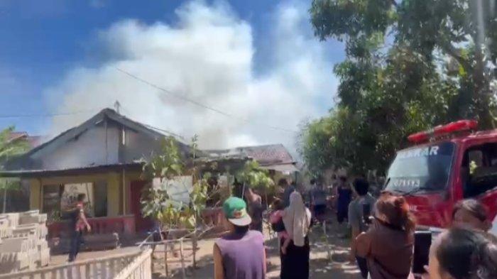 Diduga Akibat Hubungan Arus Pendek Listrik, Rumah Warga Paowan ...