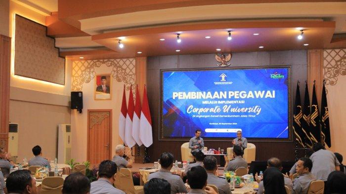 Kemenkumham Jatim Dorong Pegawai Jadi Aktor Utama dalam Paradigma Baru ... Kemenkumham Jatim Dorong Pegawai Jadi Aktor Utama dalam Paradigma Baru ...