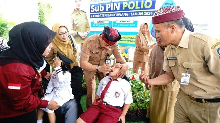 Banyuwangi Mulai Gelar Vaksin Polio Serentak, Sasar 174.237 Anak - tribunjatim-timur.com