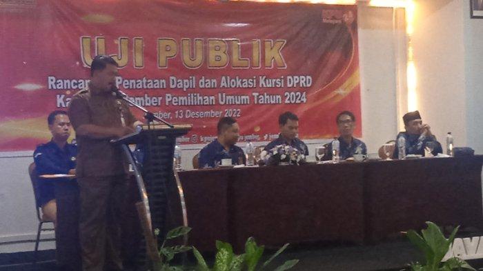 KPU Jember Gelar Uji Publik Penataan Dapil dan Alokasi Kursi DPRD Untuk Pemilu 2024 ...