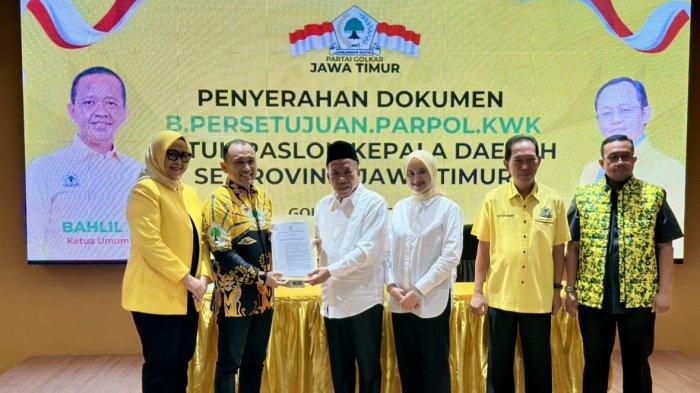 Partai Golkar Beri Rekom Gus Mujib - Ning Wardah di Pilkada Pasuruan - tribunjatim-timur.com