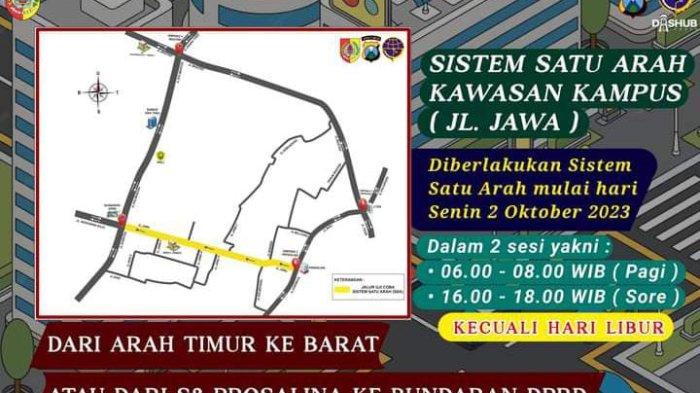 Kurangi Kemacetan di Daerah Kampus, Dishub Jember Terapkan Jalan Jawa Jadi Satu Arah ...