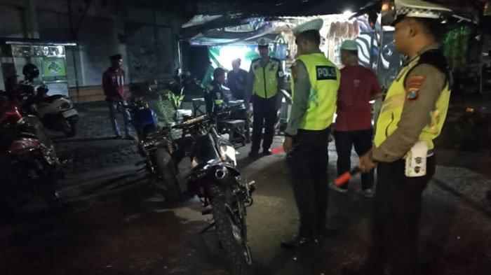 Razia Gabungan di Malam Hari, Polisi Kediri Sita Sejumlah Sepeda Motor Knalpot Brong ...
