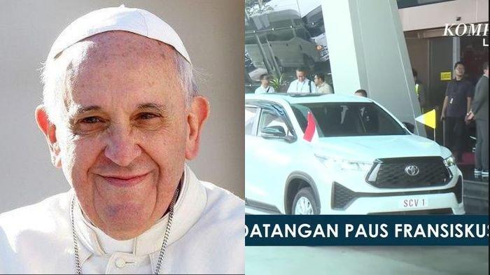 Arti SCV 1, Tertempel di Mobil Paus Fransiskus selama Kunjungan ke ...